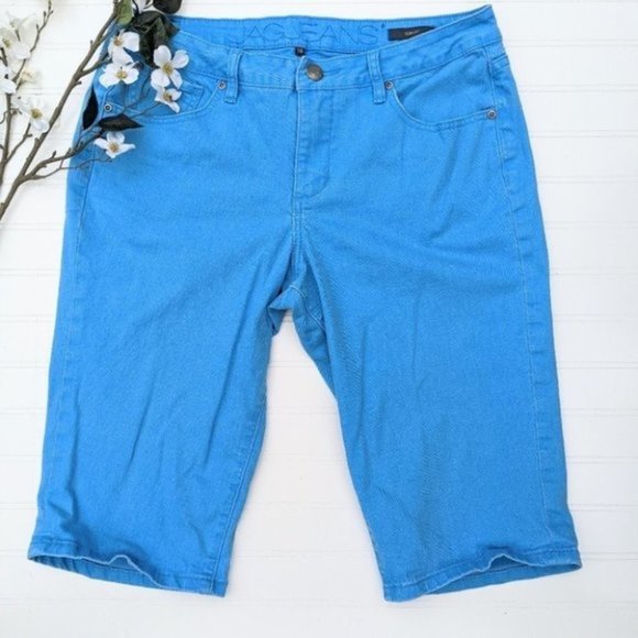 Jag Jeans | Jeans | Jag Jeans Bright Blue Slim Fit Capri | Poshmark